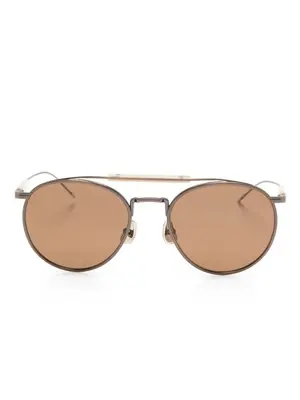 Brunello Cucinelli Brunello Cucinelli Pilot-Frame Sunglasses Brown