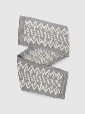 REISS Berwin Wool-blend Scarf - Grey/white