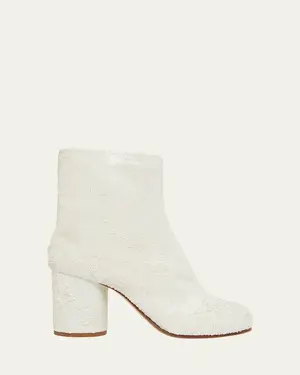 MAISON MARGIELA Maison Margiela Tabi Napa Ankle Boots - Pearl