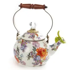 MACKENZIE-CHILDS As Is 2qt Whistling Tea Kettle - One-color