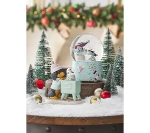 PRECIOUS MOMENTS Little Moments Musical Snow Gl Obe - One-color