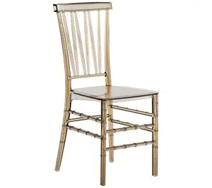 TECHNI HOME Set Of 4 Stackable Chiavari Style A Rylic Chairs