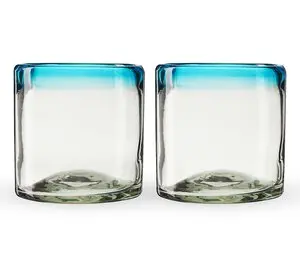 TWINE Primavera Recycled Short Tumbler Set Of 2 - One-color