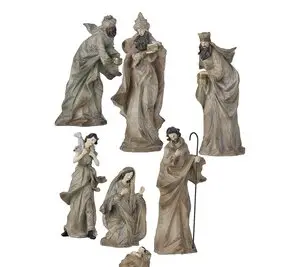 VALERIE PARR HILL 5.5-12.5' Regal Nativity Set Of 7 Valerie - One-color