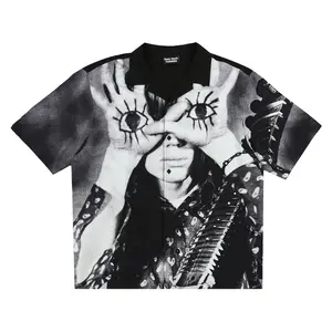 PLEASURES Star Power Camp Collar Shirt