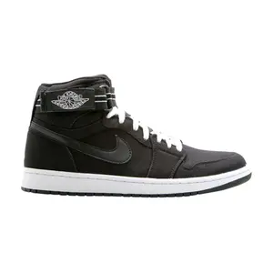 JORDAN 1 High Strap Canvas Sneakers - Black