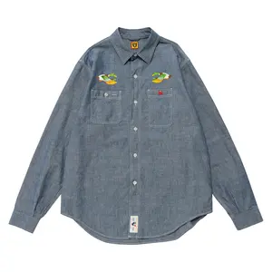 HUMAN MADE Chambrey Long-sleeve Shirt