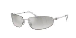 Miu Miu Sunglasses Clear Silver Gradient