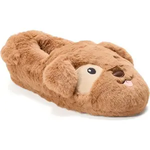 DEARFOAMS Animal Closed Back Slipper - Desert