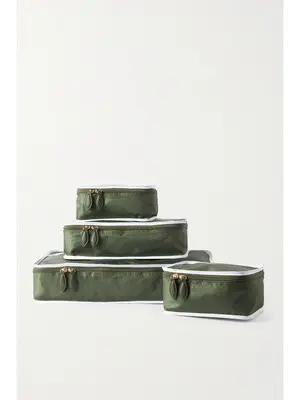 Paravel Recycled-nylon Packing Cubes Set