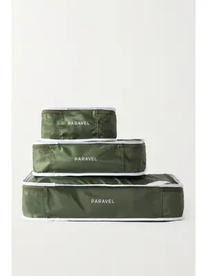 Paravel Recycled-nylon Packing Cubes Set