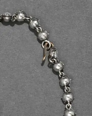 Alexis Bittar Sterling Silver And 14k Crystal Tennis Bracelet