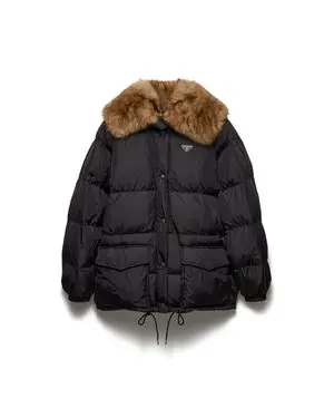 Prada Tech Canvas Down Jacket - Black