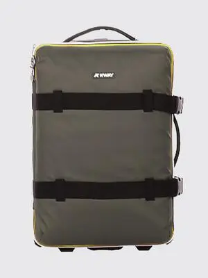 K-WAY Recycled Ripstop Nylon Trolley Suitcase - Green
