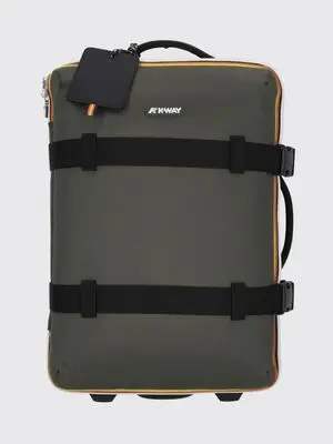 K-WAY Recycled Ripstop Nylon Trolley Suitcase - Green