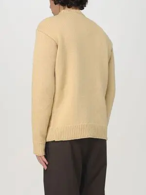Marni Crew Neck Sweater With Pocket - Yellow