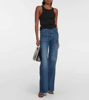 NILI LOTAN Quentin Wide-leg Jeans