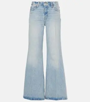 RE/DONE Baggy Flared Jeans In Ojai Indigo