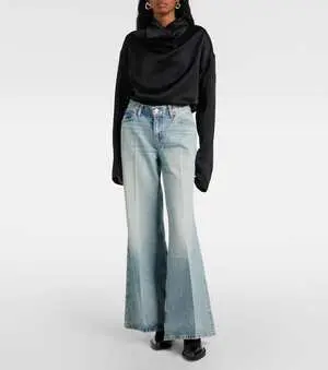 RE/DONE Baggy Flared Jeans In Ojai Indigo