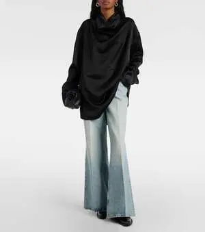 RE/DONE Baggy Flared Jeans In Ojai Indigo