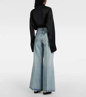 RE/DONE Baggy Flared Jeans In Ojai Indigo