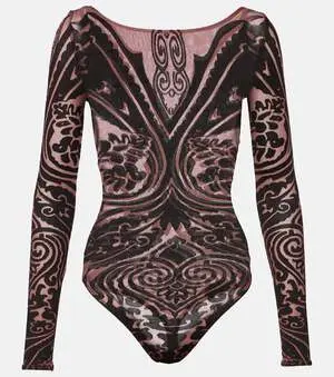 Wolford X Etro Tattoo Paisley Bodysuit