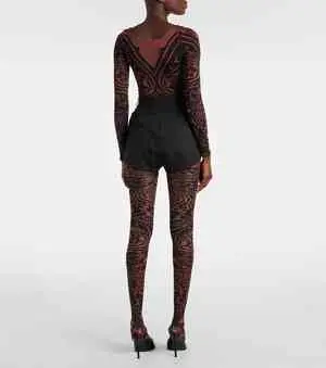 Wolford X Etro Tattoo Paisley Bodysuit