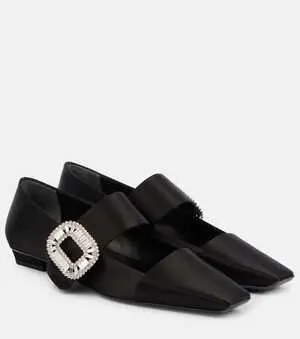 ROGER VIVIER Belle Vivier Embellished Flats