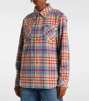 GOD'S TRUE CASHMERE Plaid Buttoned Shirt