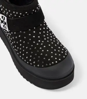 Tory Burch Mellow Platform Ankle Boots - Beige