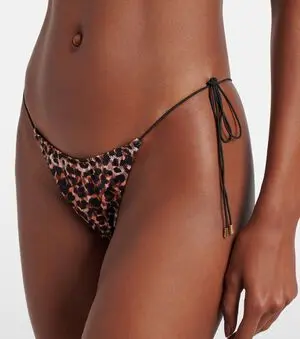 BANANHOT Liv Leopard-print Bikini Bottoms