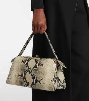 Khaite Cate Snake-effect Leather Shoulder Bag