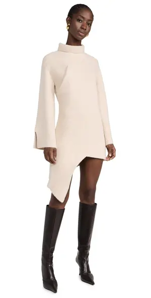 strapless knit midi dress Strapless Knit Midi Dress main image 0