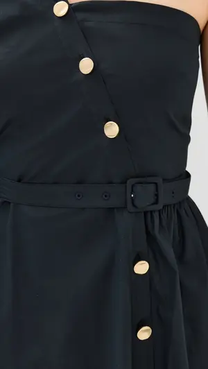 Rosetta Getty Asymmetrical Shirtdress