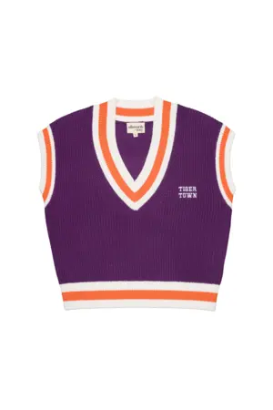 ELLSWORTH + IVEY Game Day Sweater Vest - Red