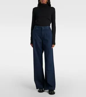 RE/DONE Triuser High-rise Wide-leg Jeans