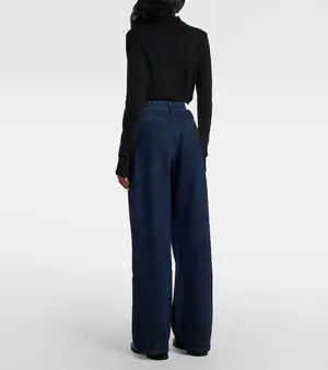 RE/DONE Triuser High-rise Wide-leg Jeans