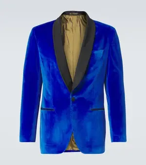 Rubinacci Cotton Velvet Blazer