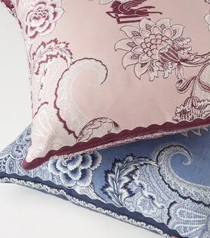 Etro Bloom Pegaso Cotton-blend Cushion - Pink