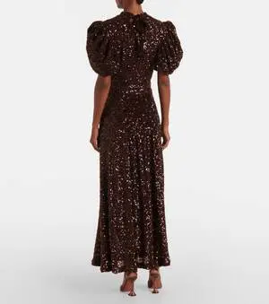 Remain Birger Christensen Sequined Midi Dress