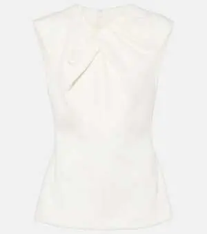 JIL SANDER Draped Top - Beige