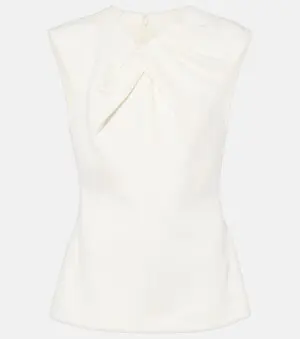 JIL SANDER Draped Top - Beige
