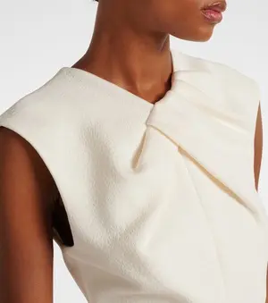 JIL SANDER Draped Top - Beige