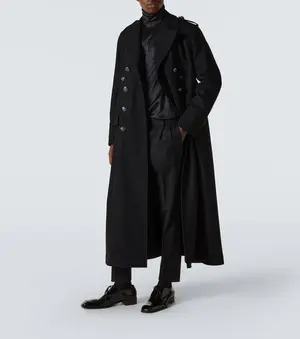 Dolce & Gabbana Double-breasted Wool-blend Coat