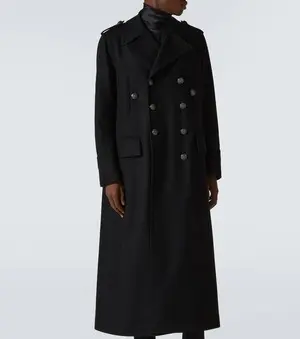 Dolce & Gabbana Double-breasted Wool-blend Coat
