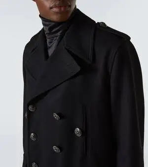 Dolce & Gabbana Double-breasted Wool-blend Coat