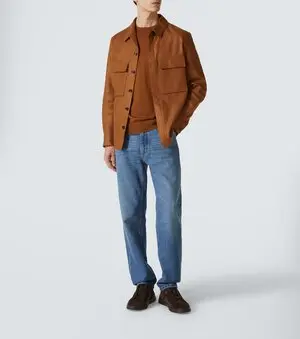 Zegna Roccia Straight Jeans - Blue