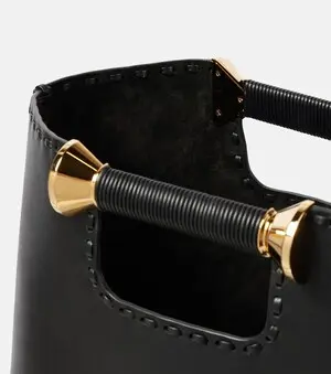 Alaïa Bobine Leather Tote Bag