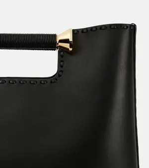Alaïa Bobine Leather Tote Bag