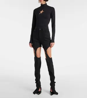MUGLER High-rise Skinny Jeans